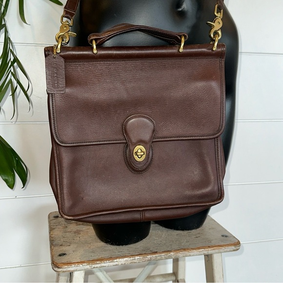Coach | Bags | Coach Vintage Willis Leather Bag 9927 Circa 981994 ...